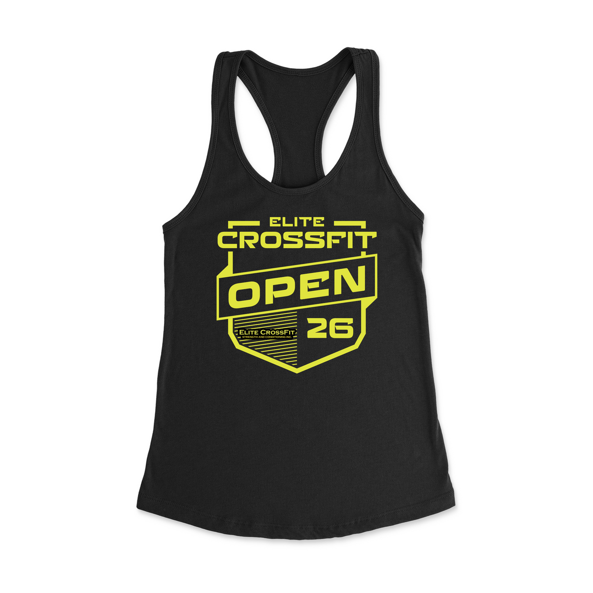 CrossFit Apparel Fully Amped | Open 2026 with Logo Ideal Racerback Tank ...