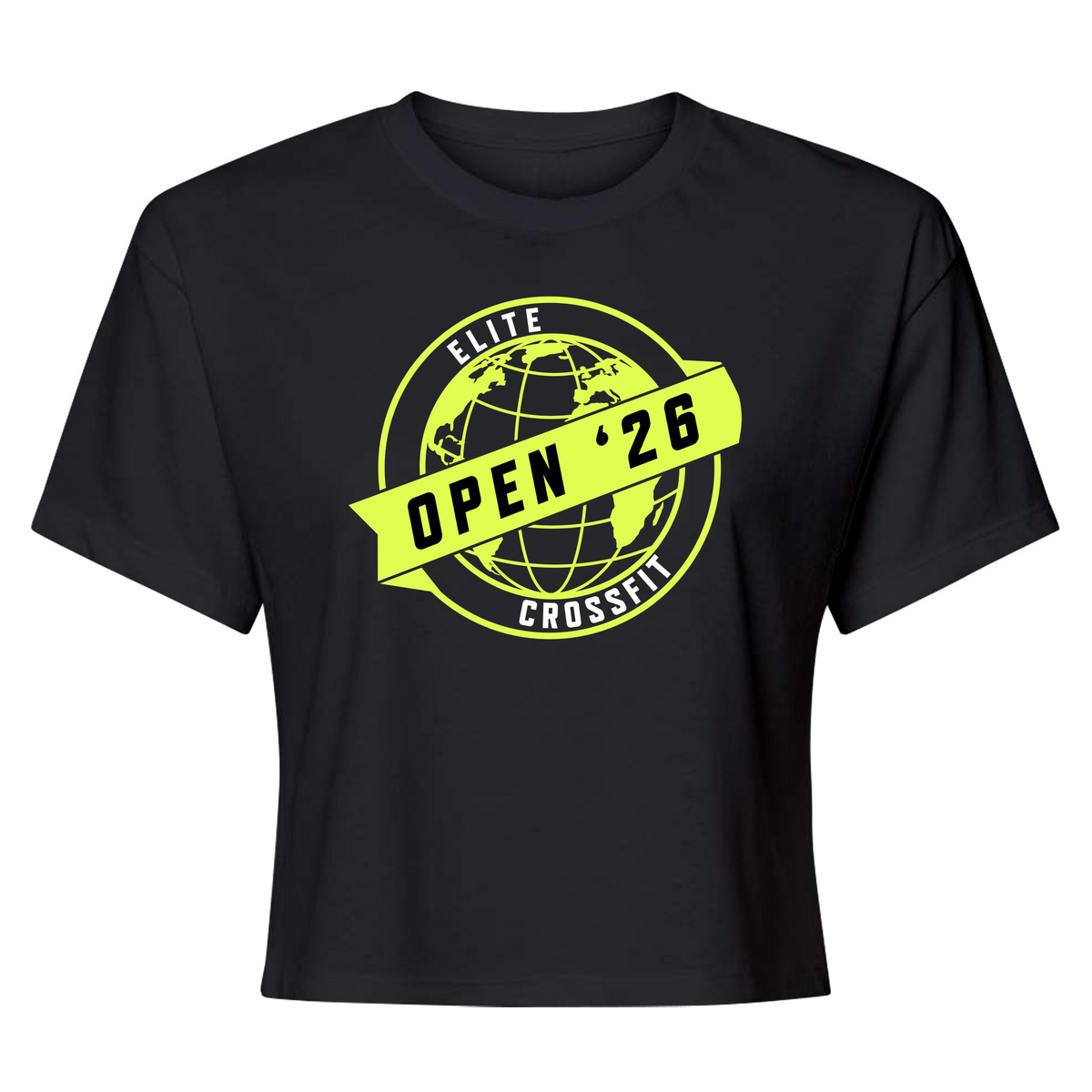 CrossFit Apparel Fully Amped | Open 2026 - Round Ideal Crop Top T-Shirt ...