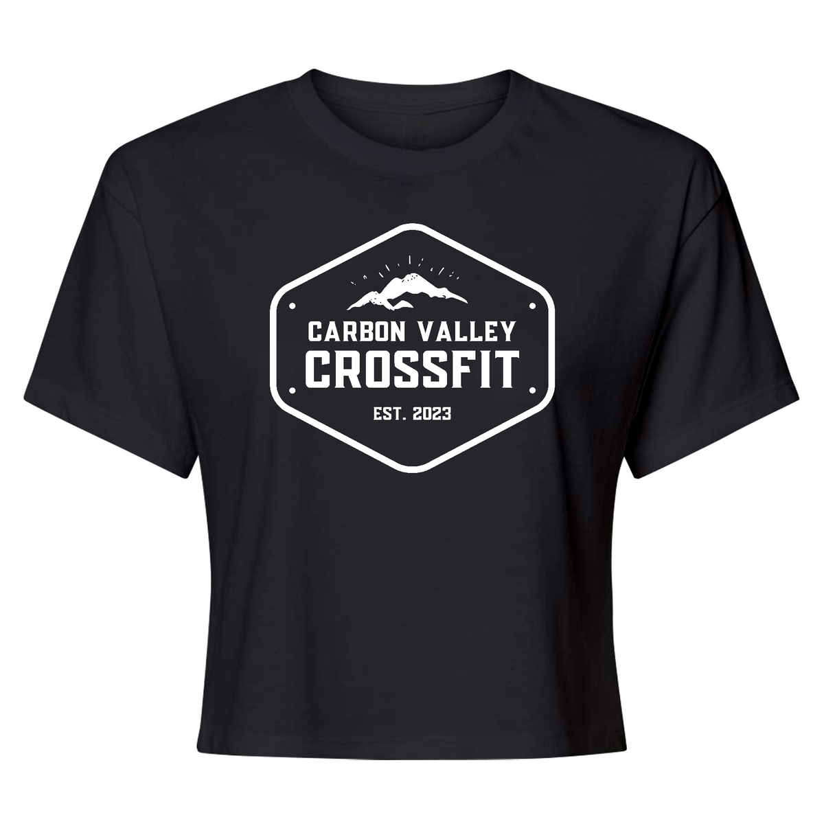 CrossFit Apparel Fully Amped | CVCF MTNS Ideal Crop Top T-Shirt ...